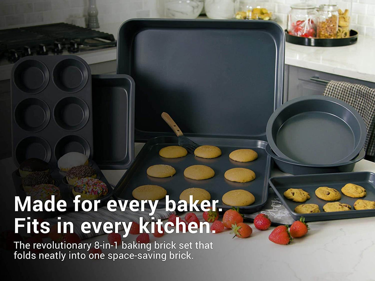 Stack 'N Store Nonstick Baking Set - Elbee Home